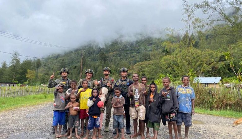 Peace Cartenz Task Force Personnel Spread Joy with Children in Bibida ...